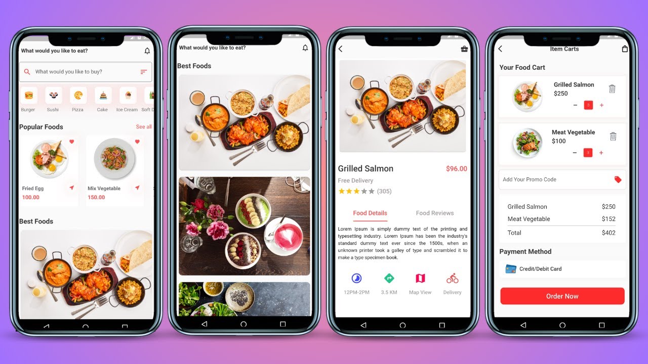 Flutter Food Delivery App Ui Design Delivery App Ui Design In Flutter