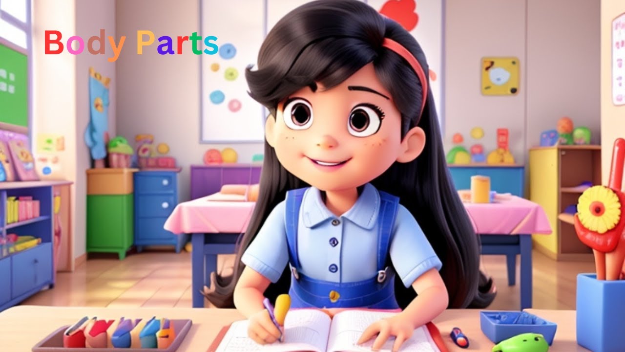 Body Parts Nursery Rhymes Learning Song Youtube