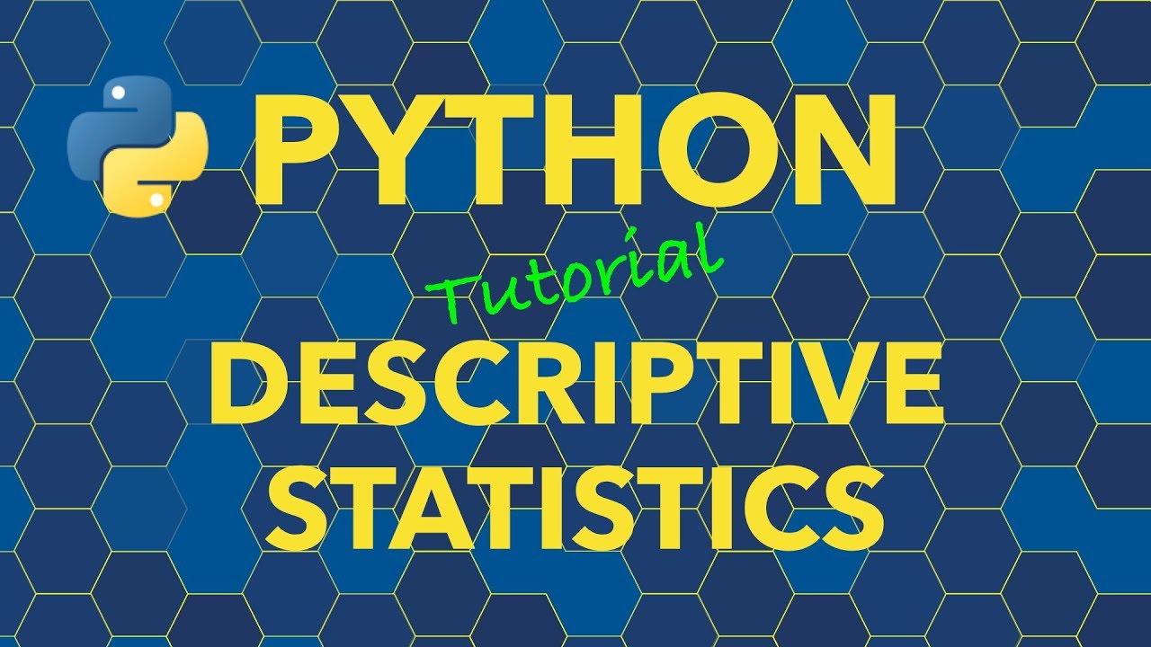 Python Descriptive Statistics Five Number Summary Youtube