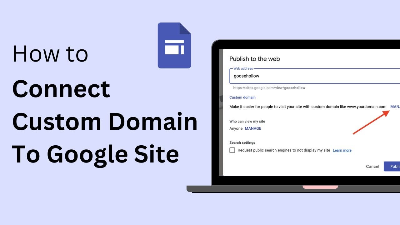 How To Connect Custom Domain To Google Sites Full Guide Youtube