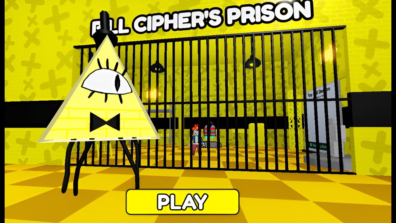 Bill Cipher S Prison Run Obby Roblox Scarryobby Youtube