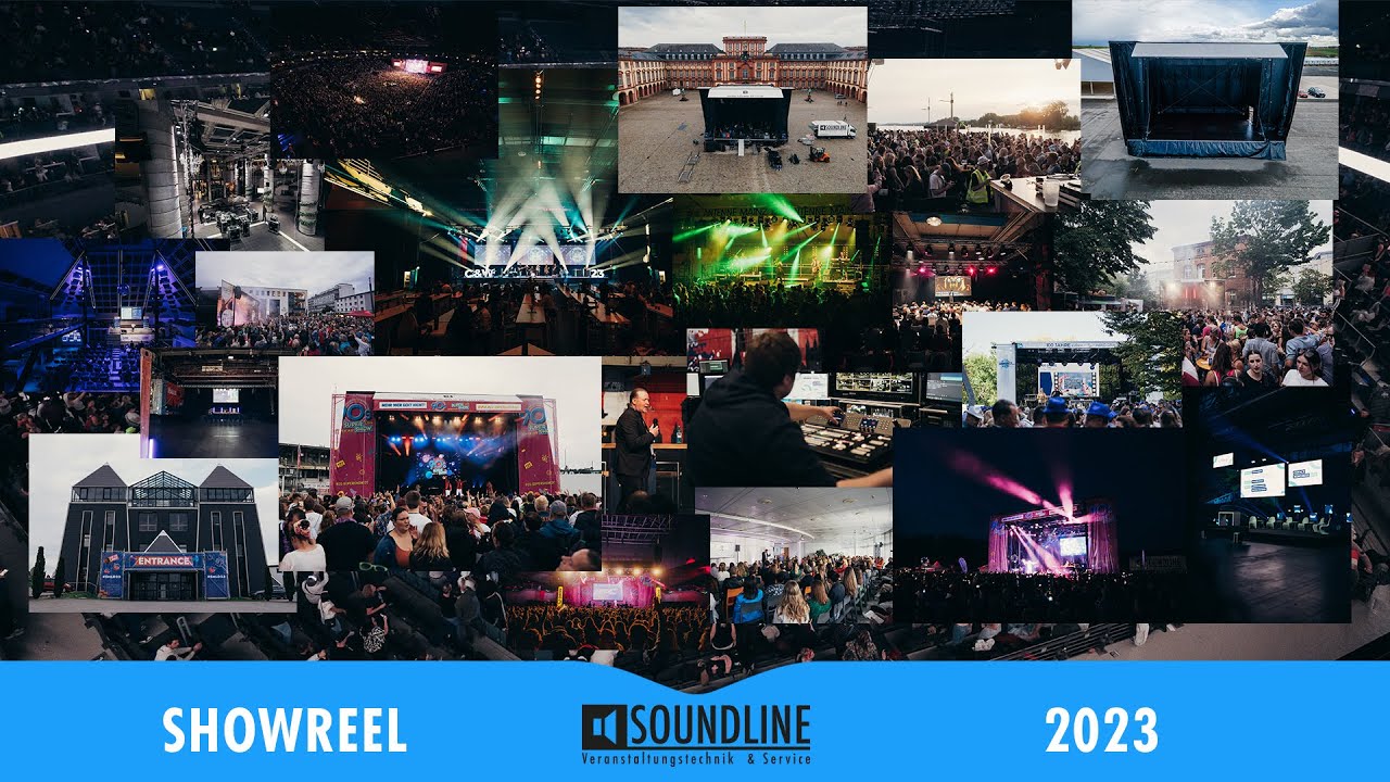 Showreel 2023 Soundline Veranstaltungstechnik Youtube
