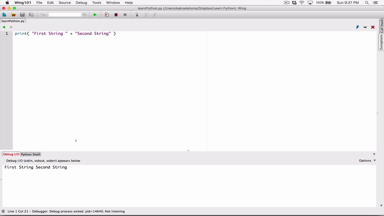 37 Concatenation Learn Python Youtube