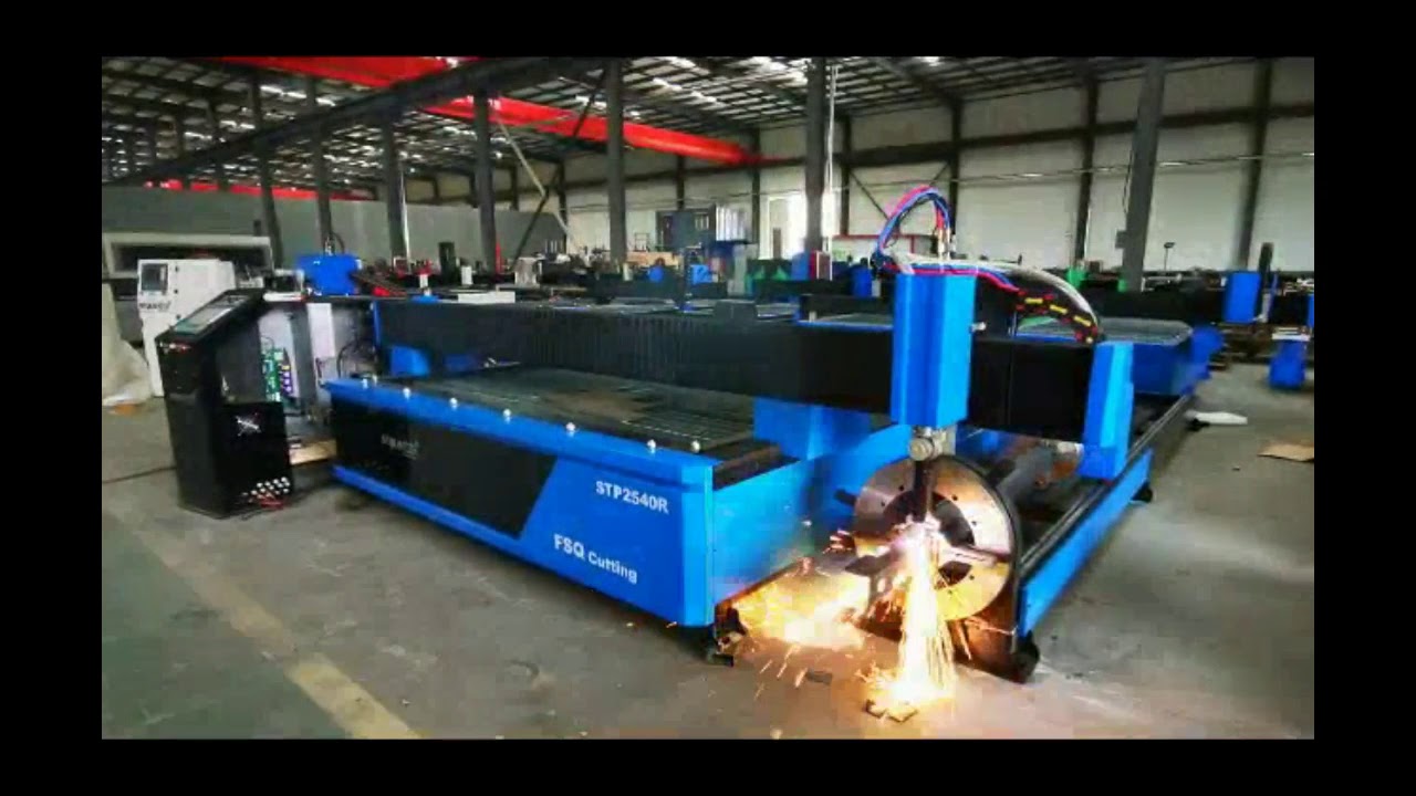 2020 New Plasma Cutter With 2500 4000mm Working Area And A Rotary To