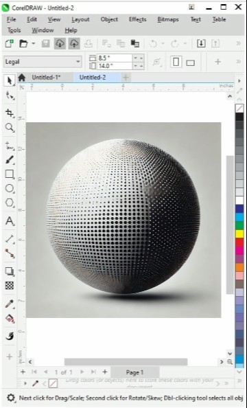 How To Create 3d Sphere In Coreldraw 2024 Halftone Create Tutorial