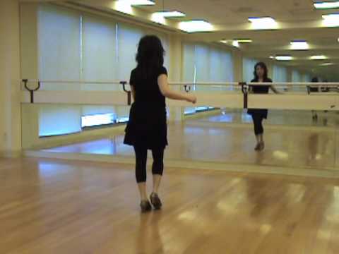 Basic Steps Kick Ball Change Wmv Youtube