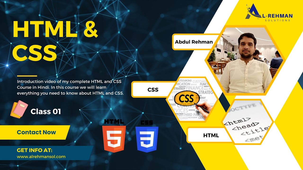 Html Css Introduction Tutorial 01 Youtube