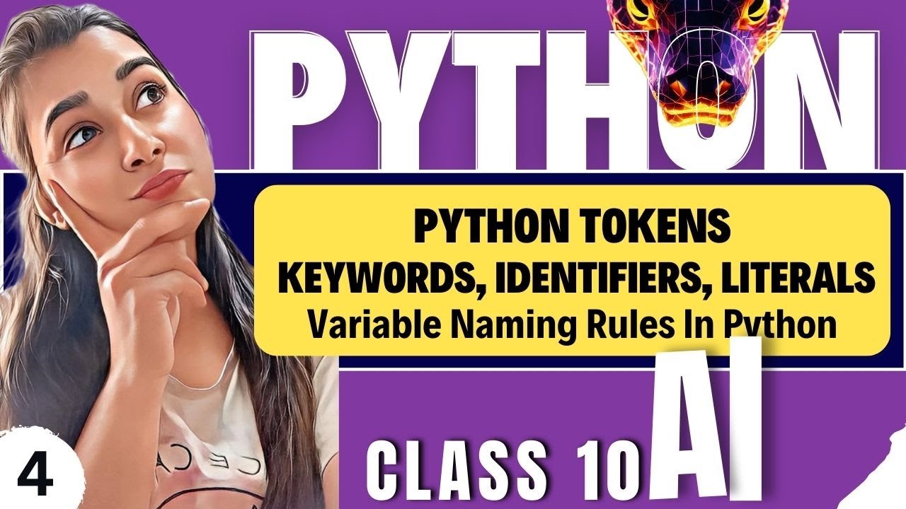 Advance Python Python Tokens Keywords Identifiers Literals