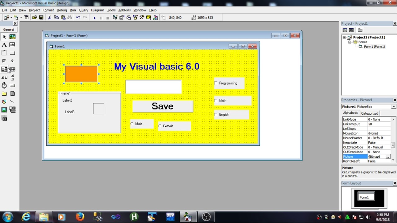 Introducing To Visual Basic 6 0 Tagalog Version Youtube