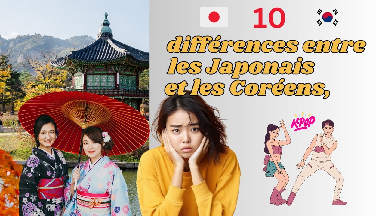Dix Différences Entre Les Japonais Et Les Coréens Youtube