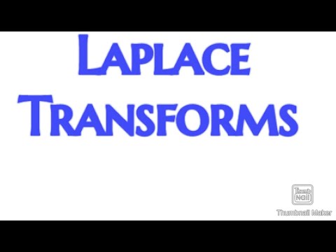 Laplace Transforms Youtube