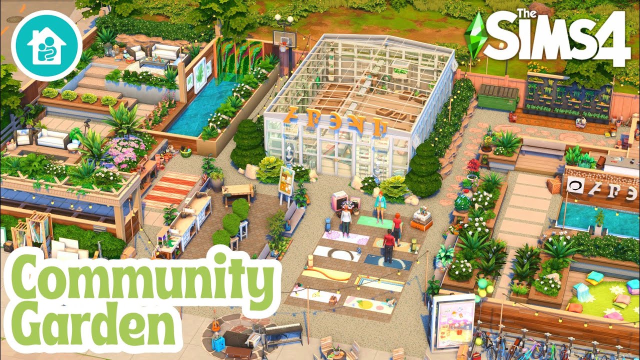 Community Garden Sims 4 Sims 4 No Cc Build The Sims 4 Community