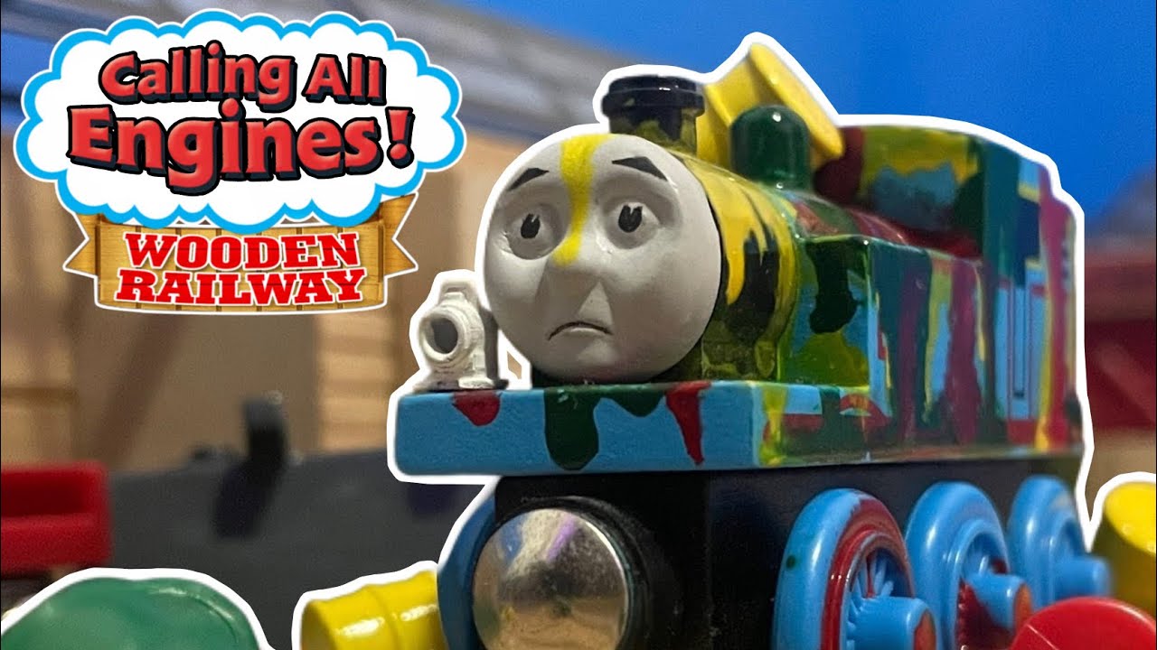 Calling All Engines Engines Fight Wooden Railway Remake Youtube