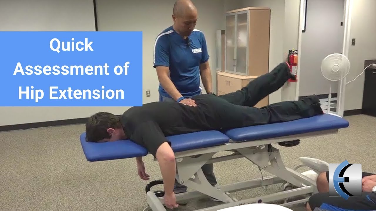 Assessing Hip Extension Youtube