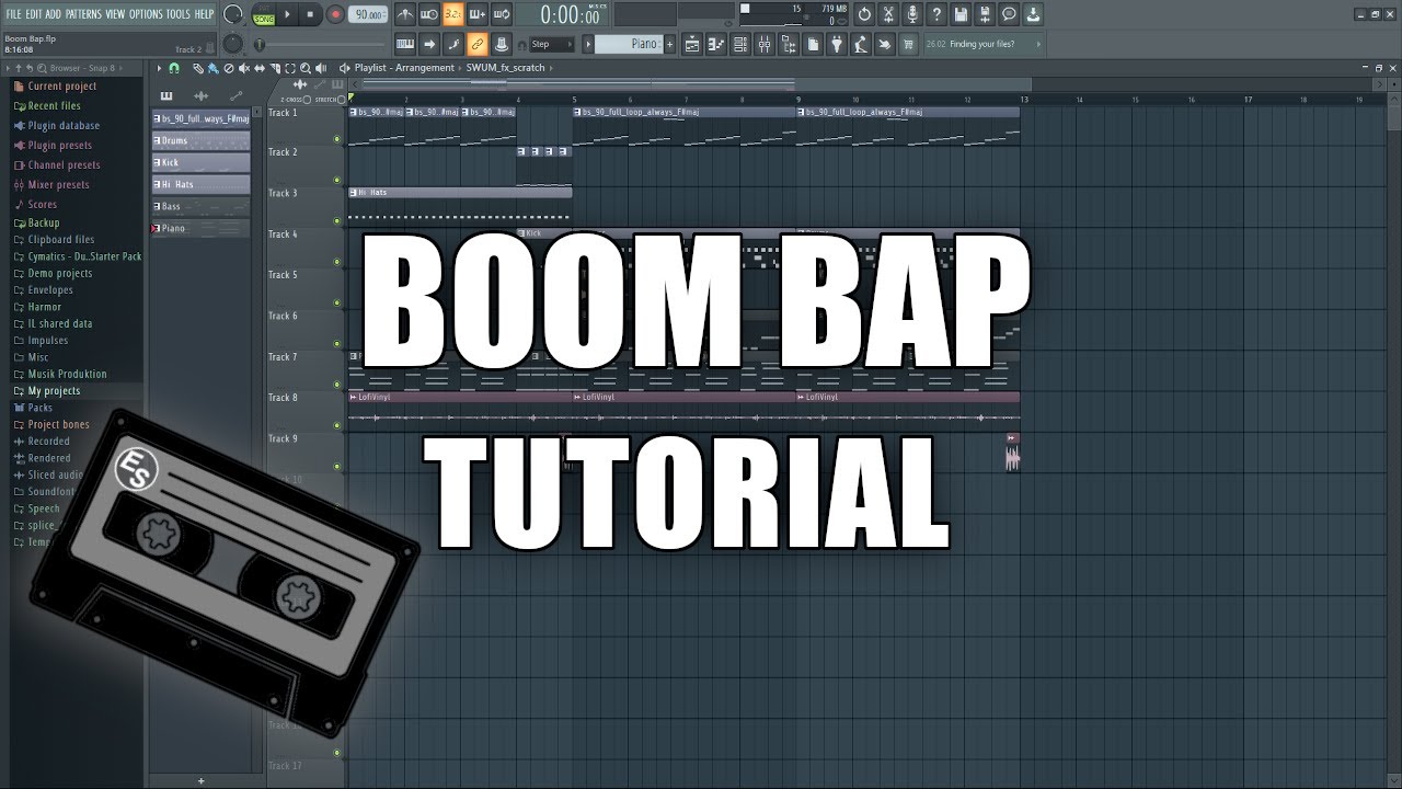 Boom Bap Beat Produzieren Fl Studio Tutorial Youtube