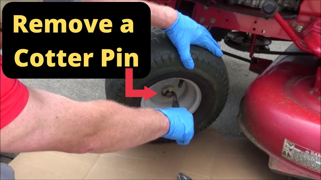 How To Remove A Cotter Pin Youtube
