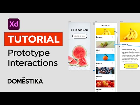 Adobe Xd Tutorial Basic Prototype Interactions Domestika