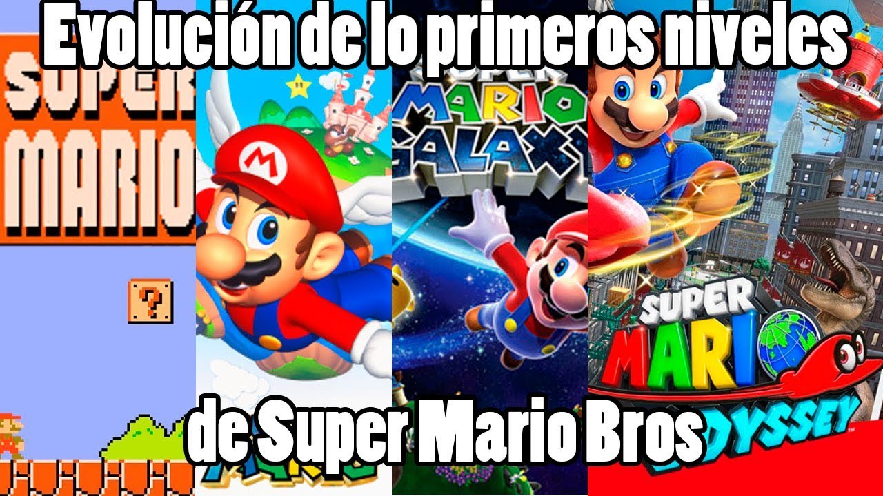 Evolución De Todos Los Primeros Escenarios Super Mario Bros Saga