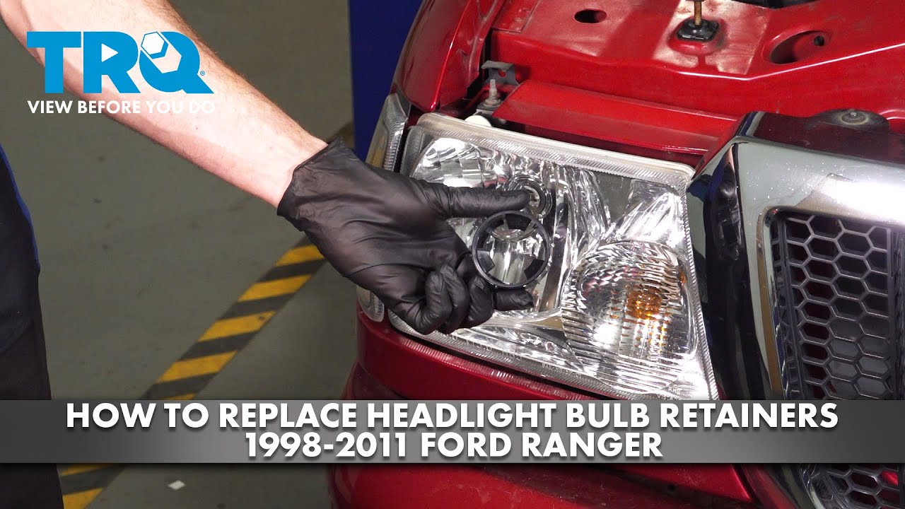 How To Replace Headlight Bulb Retainers 1998 2011 Ford Ranger 1a Auto