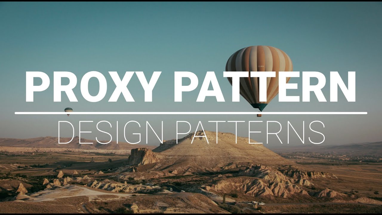 Java Design Patterns Proxy Pattern Simplified Youtube