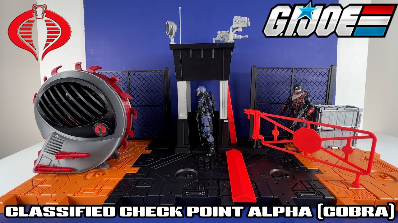 G I Joe Classified 3d Printed Check Point Alpha Cobra Version