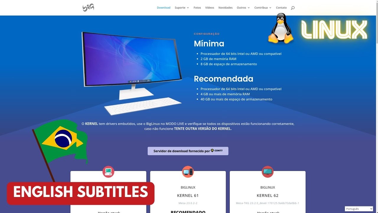 Review De Usuário Biglinux Após 1 Ano De Uso Youtube