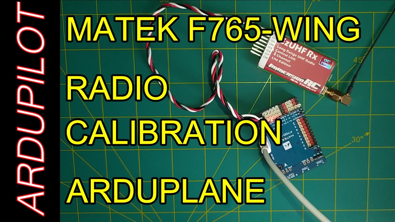 Ardupilot Arduplane 3 Radio Calibration Youtube