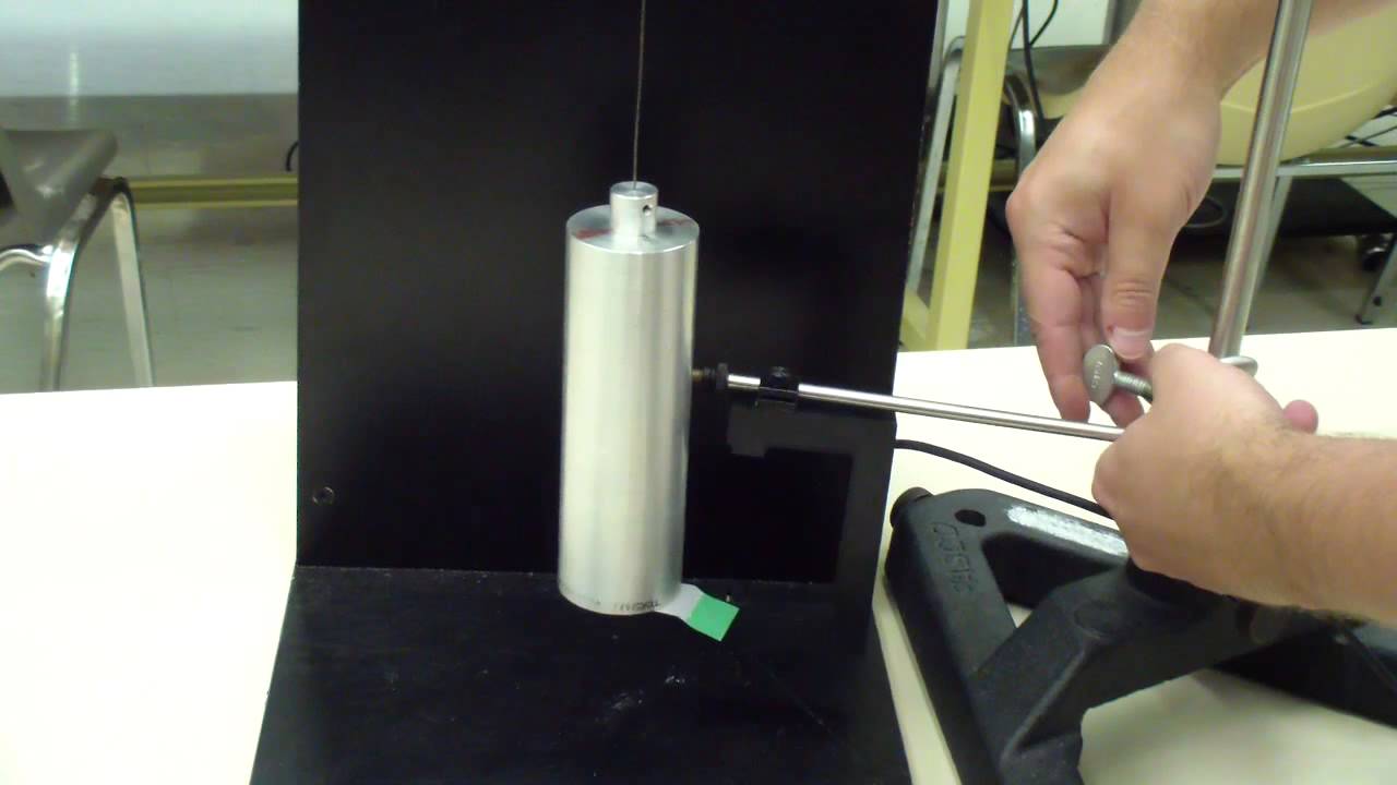 Phy245 Torsion Pendulum Youtube