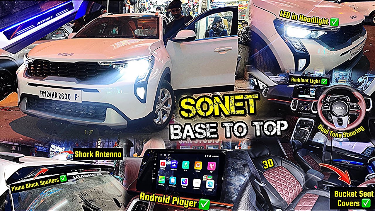 2024 Kia Sonet Hte Base To Top Modification рџ ґ Kia Sonet Base Model