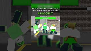 Roblox Murder Mystery 2 Victory Outro Murderer Shorts Short Roblox ...