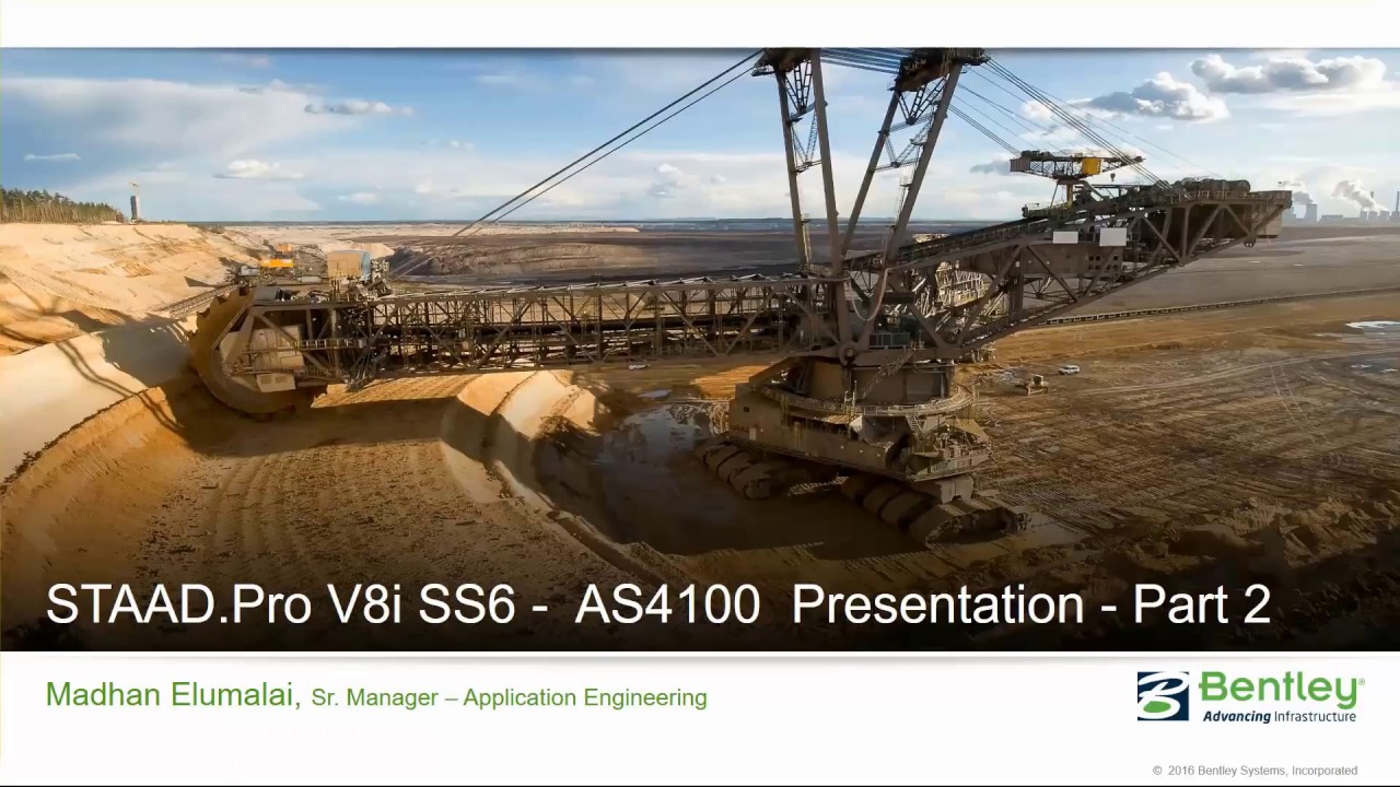 As4100 Implementation Overview In Staad Pro Part 2 Youtube