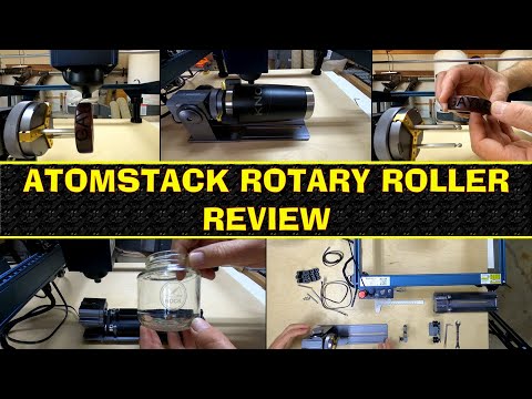 Atomstack Rotary Roller Review Youtube