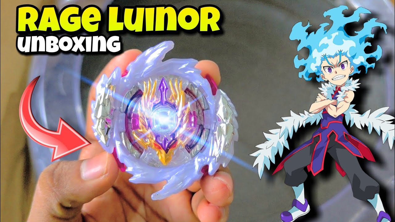 Rage Luinor Beyblade Unboxing And Review Pocket Toon Youtube