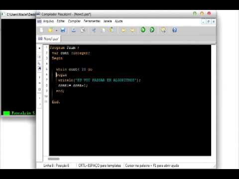 Pascal Estrutura De Repetição While Youtube