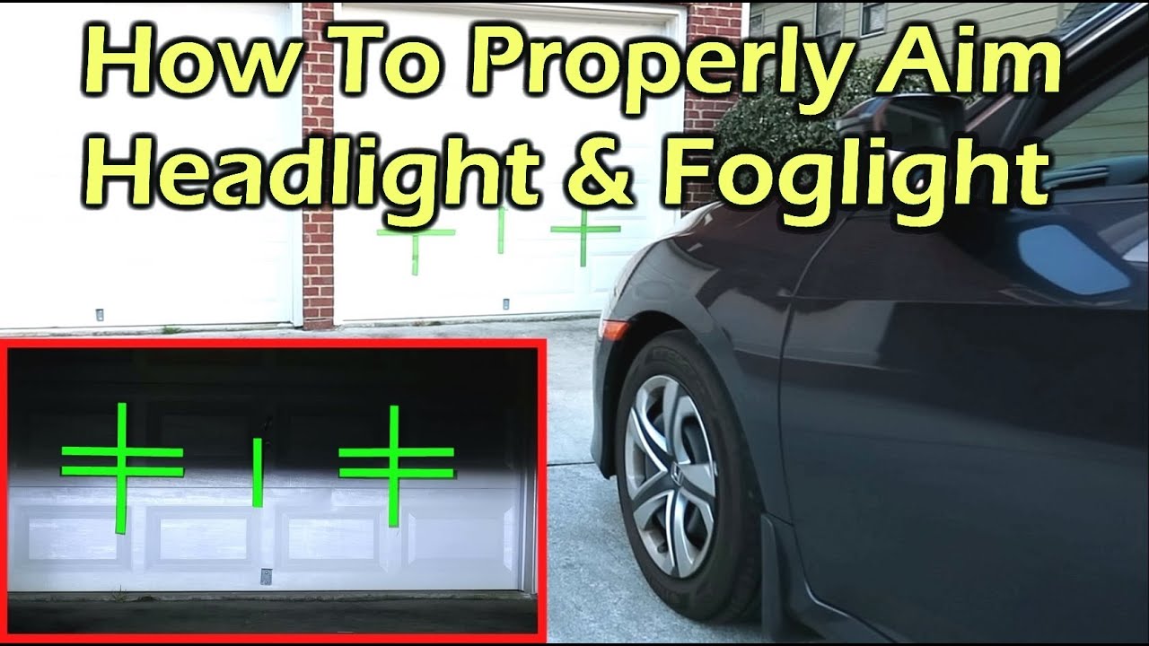 How To Properly Aim The Headlight And Foglight Full Tutorial Youtube