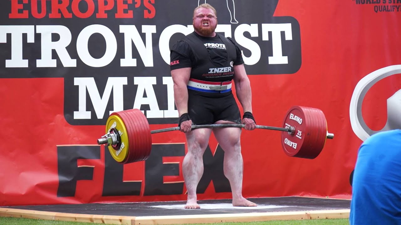 Europe S Strongest Man 2014 Deadlift World Record Benedikt Benni