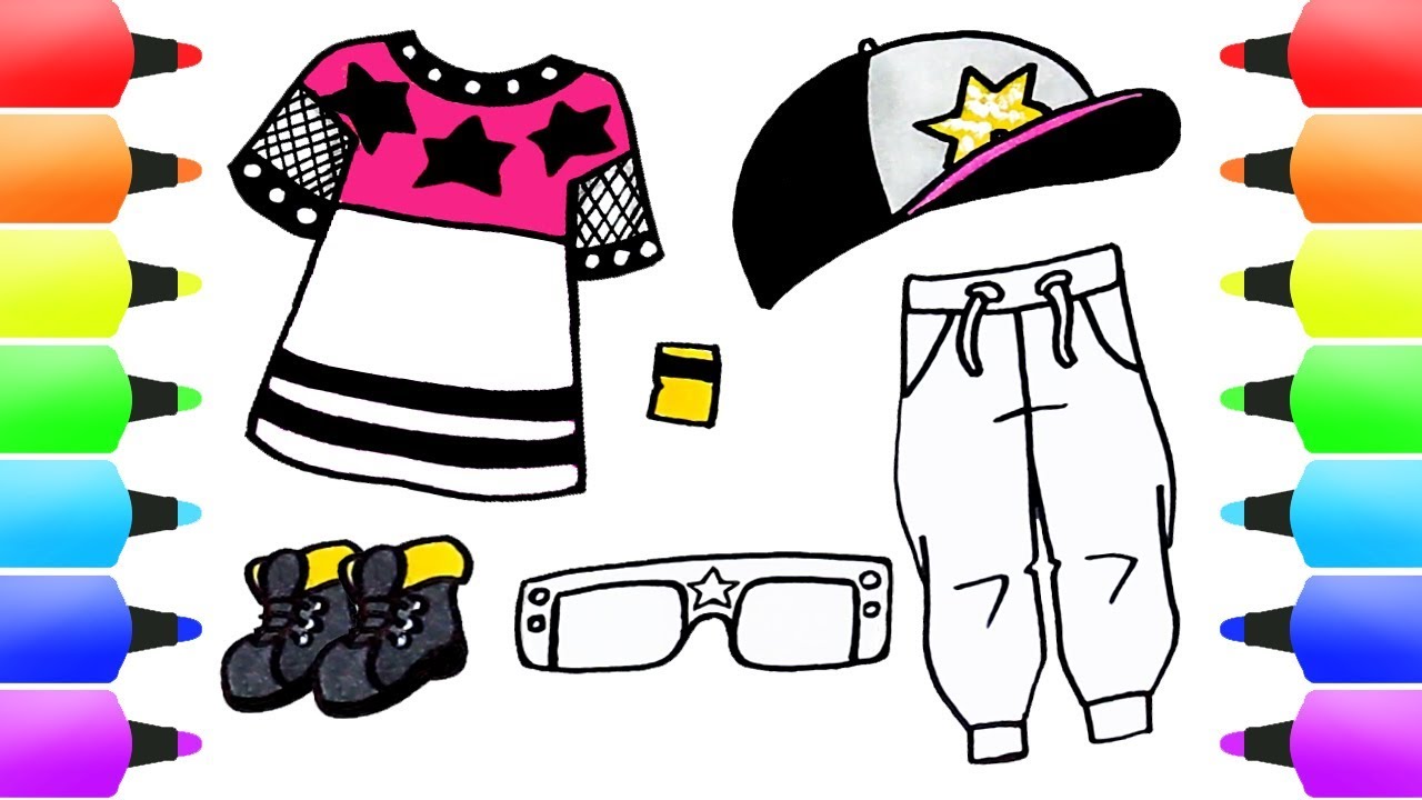 Be A Stylist How To Draw Hip Hop Clothes For Baby Doll Dress Up S Fun