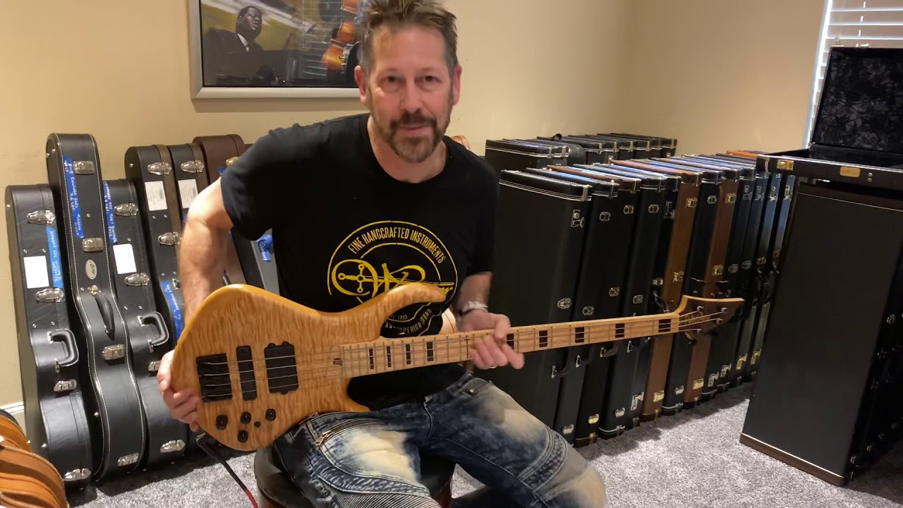 2009 Warrior Signature 4 String Bass Youtube
