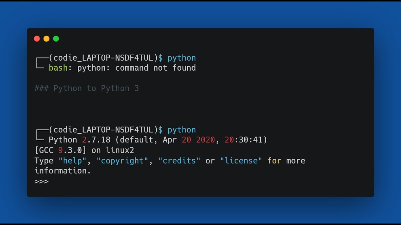 Change Python To Python3 In Linux Set Default Python Version To