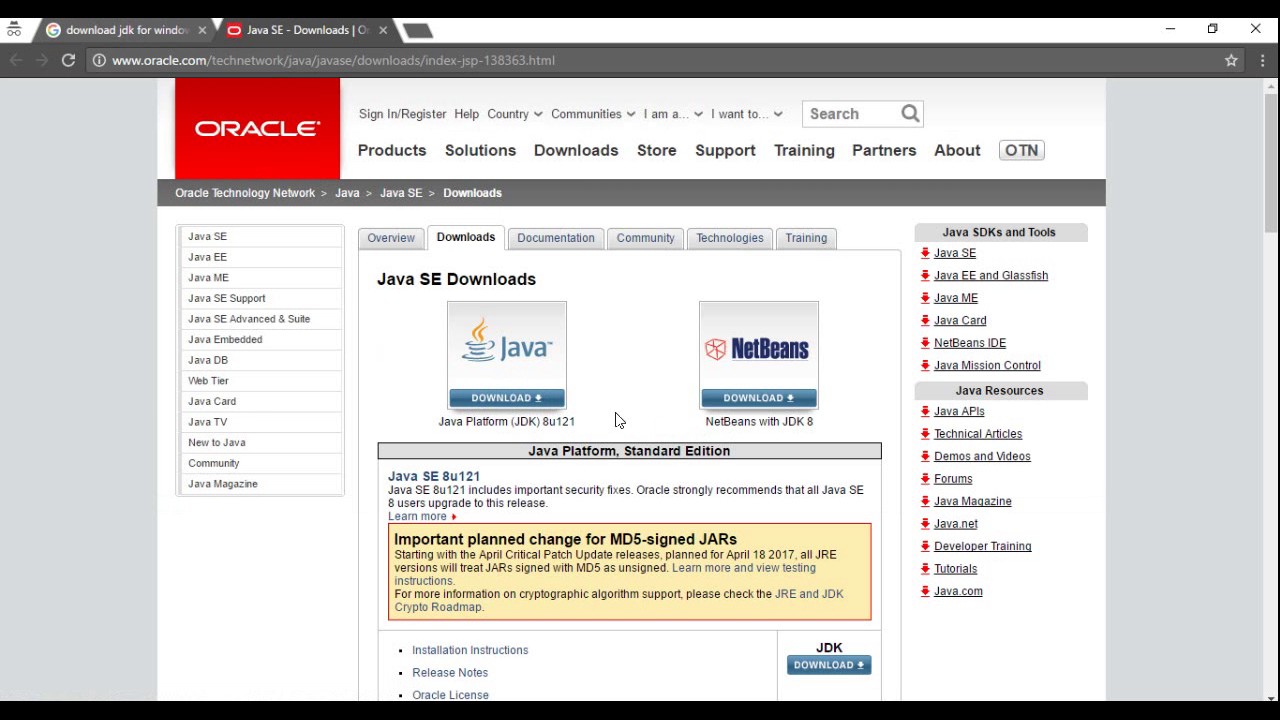 How To Install Java Youtube