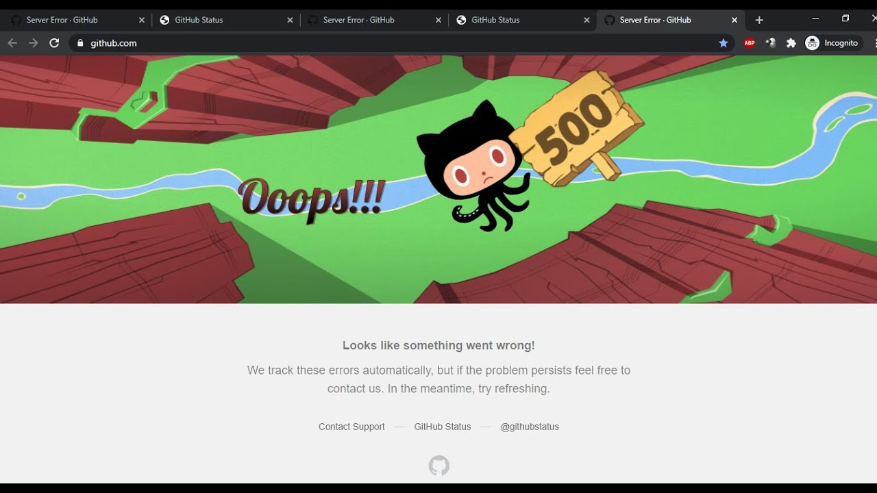 Github Down Server Down Youtube