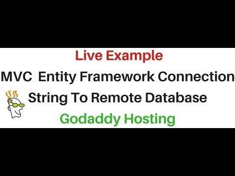 Mvc Entity Framework Connection String To Remote Sql Server Youtube