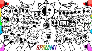Incredibox Sprunki New Coloring Pages How To Color Sprunki Original Vs
