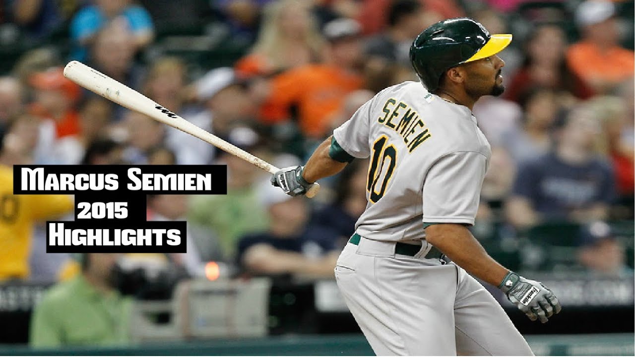 Marcus Semien 2015 Athletics Highlights Hd Youtube