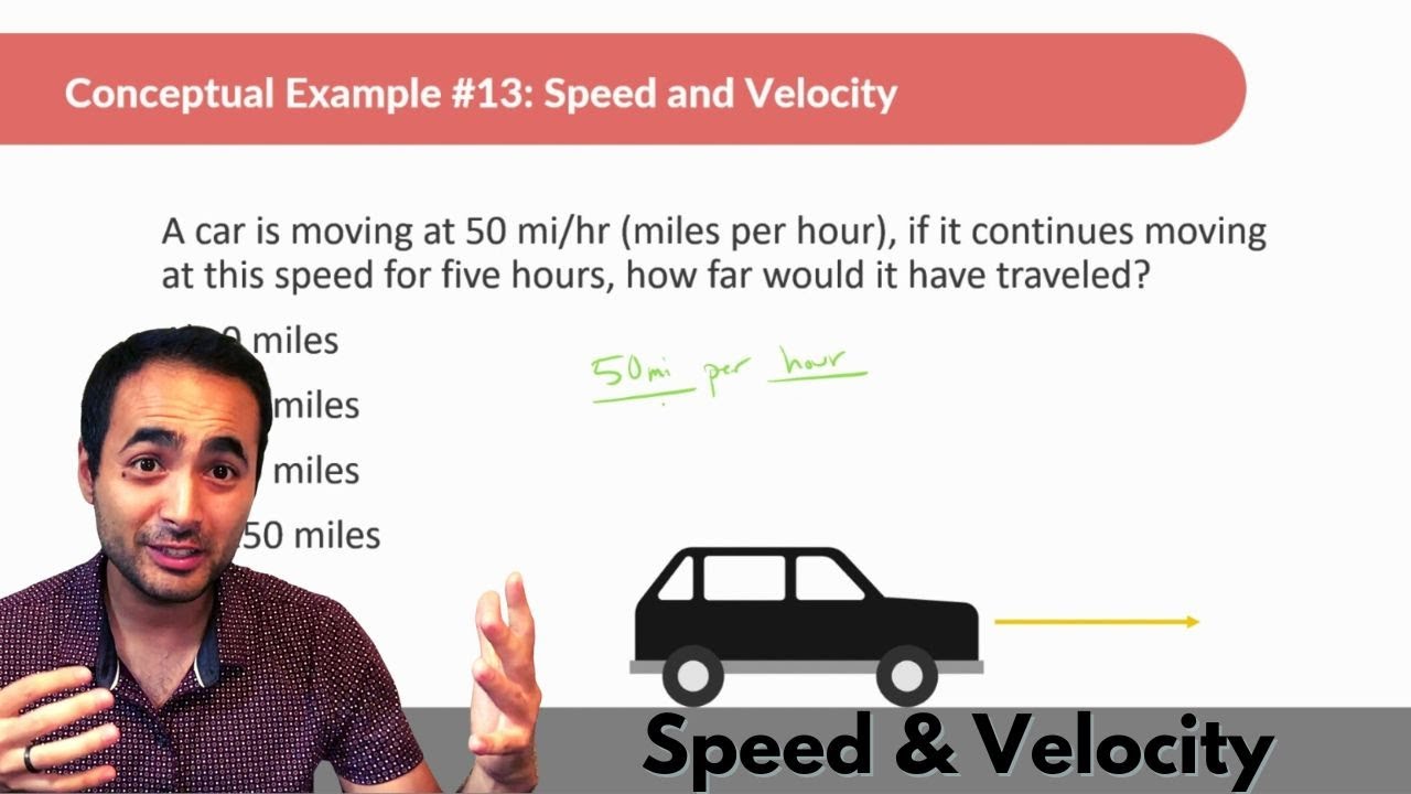 1 D Kinematics Conceptual Physics Speed And Velocity Youtube