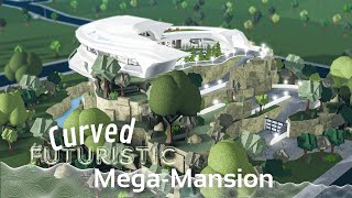 Bloxburg Curved Futuristic Mega Mansion Part 1 4 Doovi