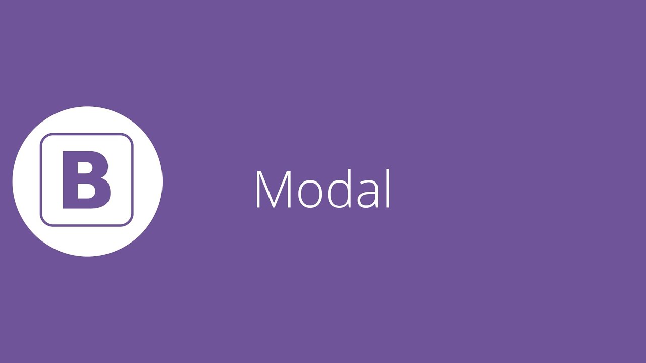 Bootstrap Tutorial 20 Modal Youtube
