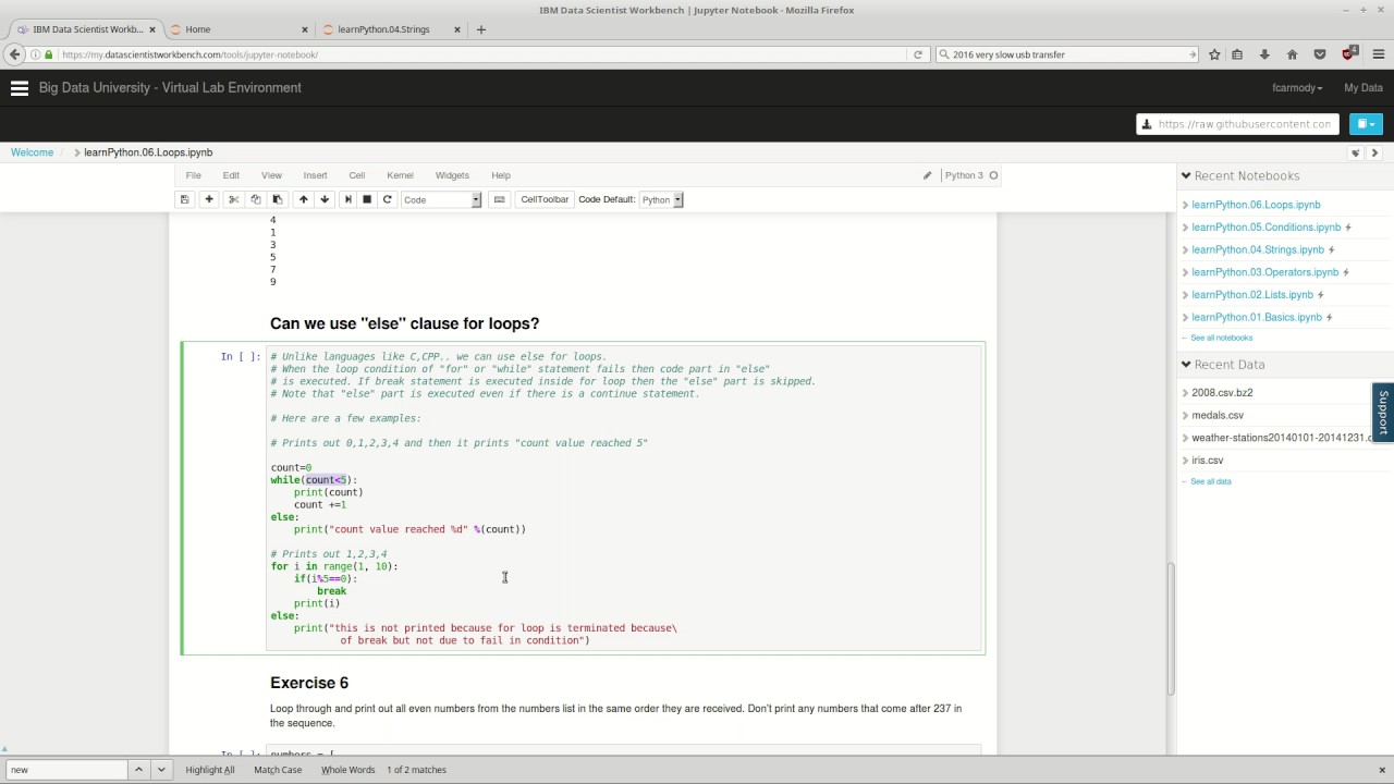 Learn Python 06 Loops Youtube