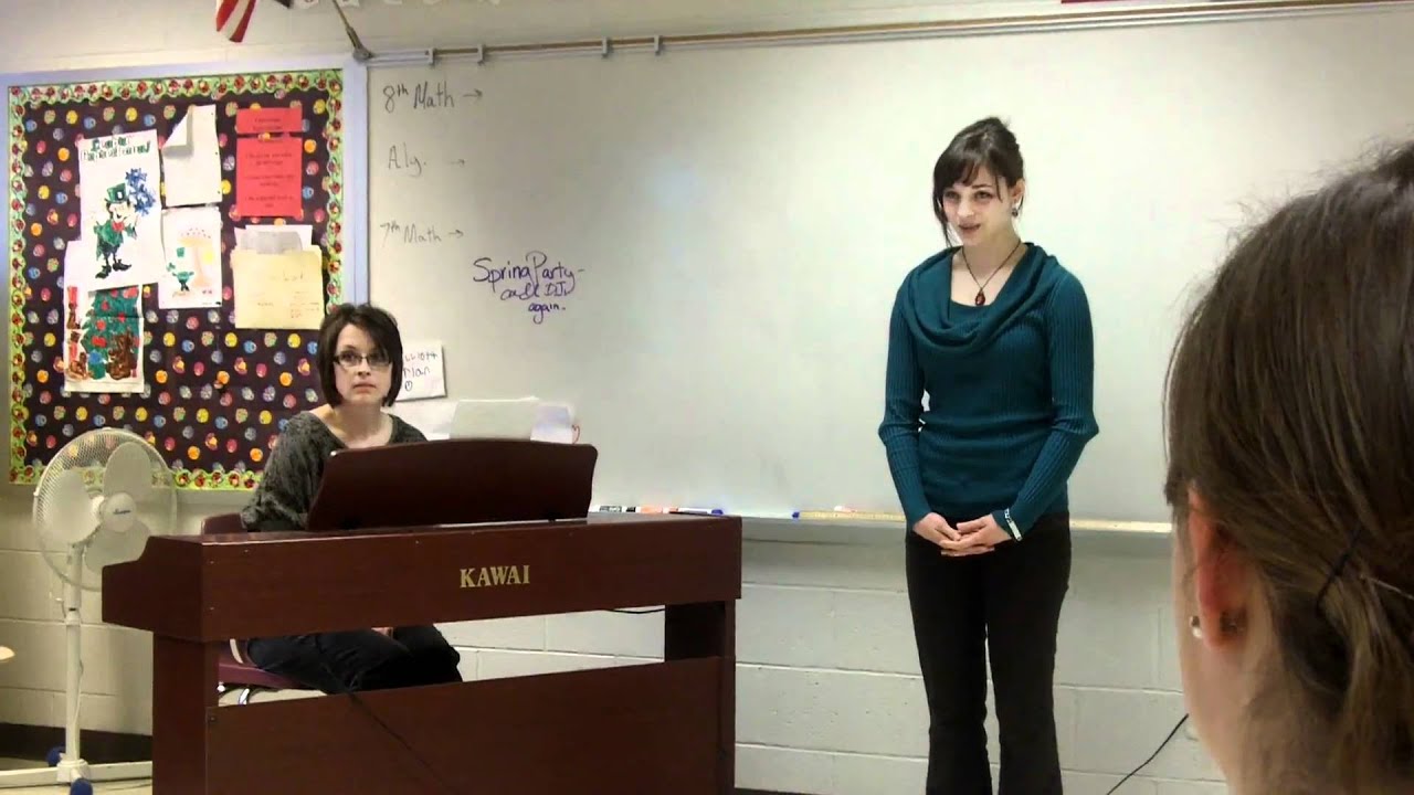 Rachel Solo Ensemble Contest Scales And Judge Comments Youtube