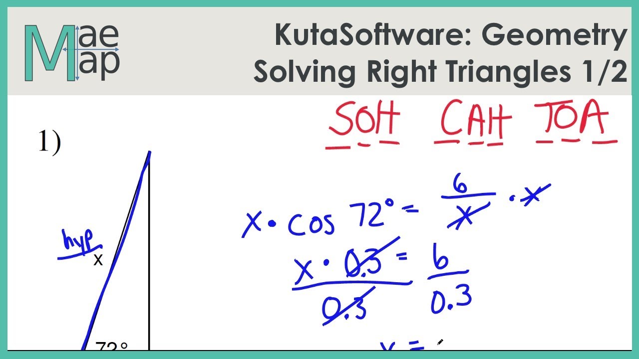 Right Triangle Trigonometry Worksheet Owhentheyanks